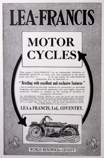 Lea-Francis: Motorcycles - Graces Guide