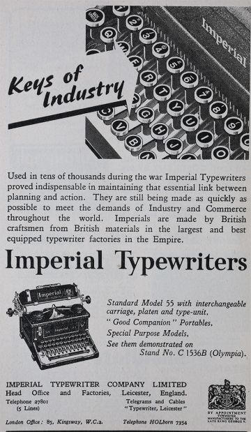 Imperial Typewriter Co - Graces Guide