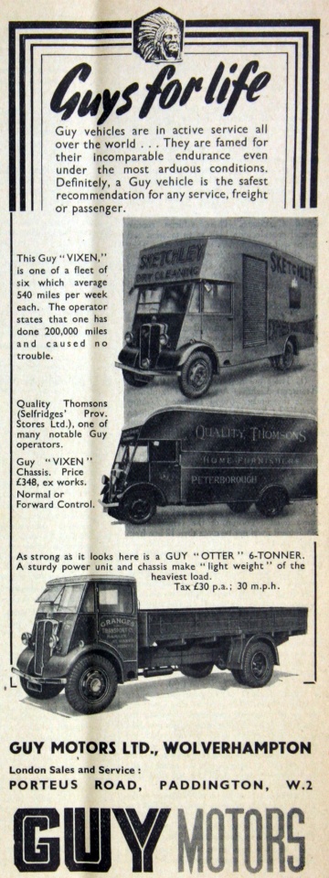 Guy Motors: Lorries - Graces Guide