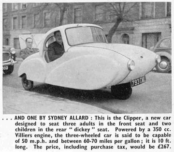 Allard: Clipper 3-Wheeler - Graces Guide