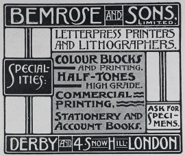 Bemrose and Sons - Graces Guide