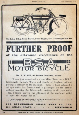 BSA: Motorcycles - Graces Guide