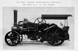 John Fowler and Co: Steam Driven Engines - Graces Guide