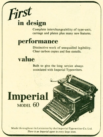 Imperial Typewriter Co - Graces Guide