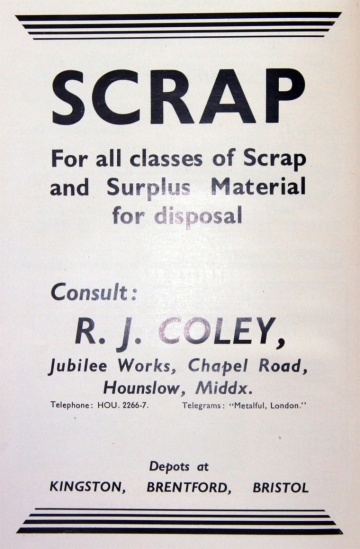 R. J. Coley and Son (Hounslow) - Graces Guide