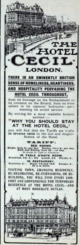 Cecil Hotel, London - Graces Guide