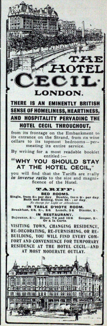Cecil Hotel, London - Graces Guide