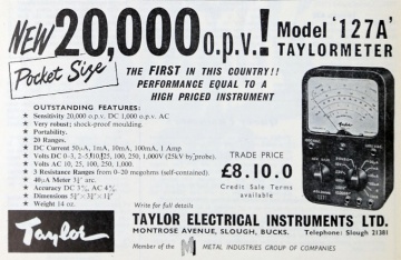 Taylor Electrical Instruments - Graces Guide