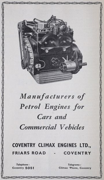 Coventry Climax Engines - Graces Guide