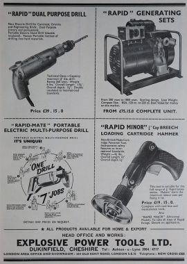 Explosive Power Tools - Graces Guide