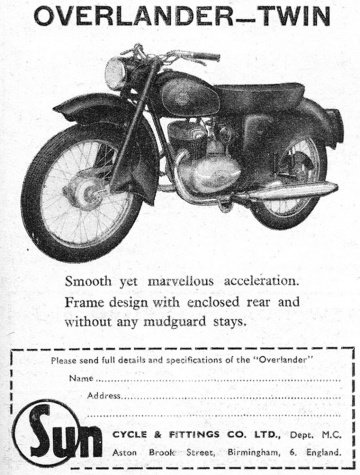 Sun Cycle and Fittings Co: Motorcycles - Graces Guide