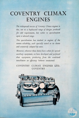 Coventry Climax Engines - Graces Guide