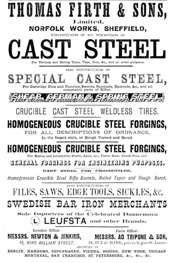 Thomas Firth and Sons - Graces Guide