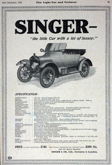 Singer: Cars - Graces Guide