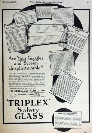 Triplex Safety Glass Co - Graces Guide