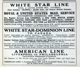 White Star Line - Graces Guide