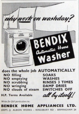 Bendix Home Appliances - Graces Guide