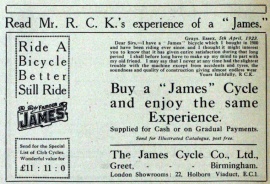 James Cycle Co - Graces Guide