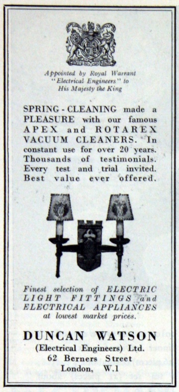 Duncan Watson (Electrical Engineers) - Graces Guide