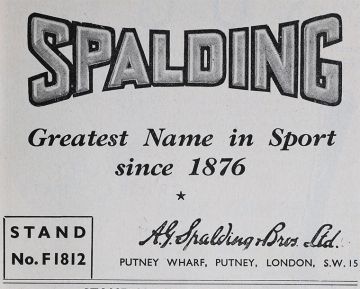 A. G. Spalding and Brothers - Graces Guide