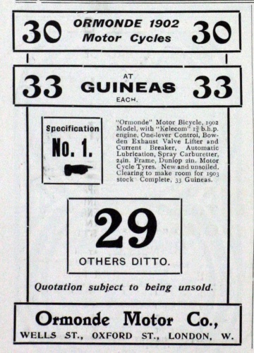 Ormonde Motor Co - Graces Guide