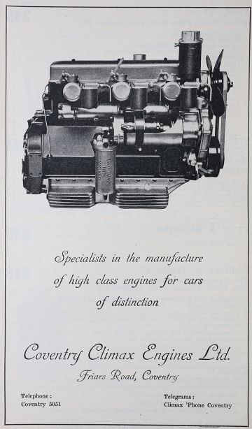 Coventry Climax Engines - Graces Guide