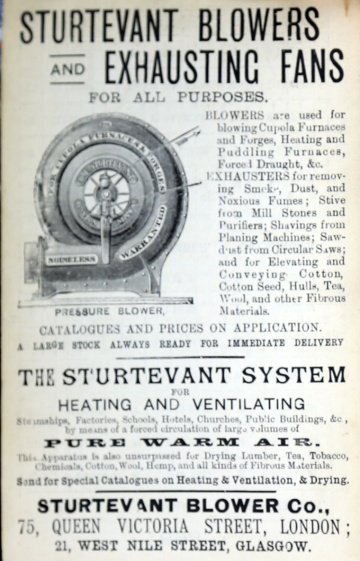 Sturtevant Blower Co - Graces Guide