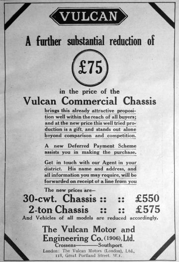 Vulcan Motor and Engineering Co - Graces Guide