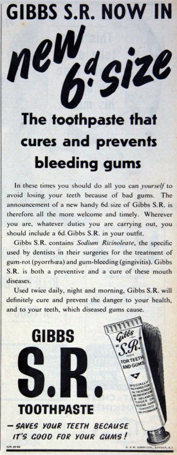 Gibbs Toothpaste - Graces Guide