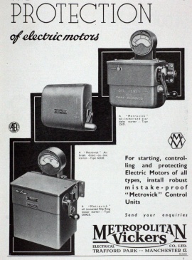 Metropolitan-Vickers: Industrial Equipment - Graces Guide