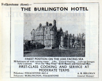 Burlington Hotel, Folkestone - Graces Guide