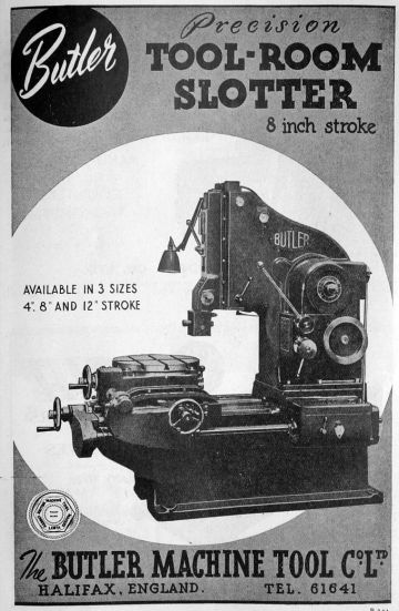 Butler Machine Tool Co - Graces Guide