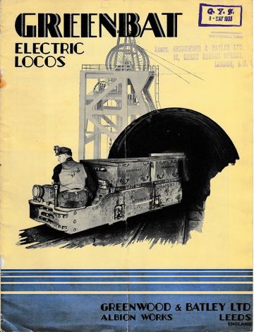 Greenwood and Batley: Locomotives: 1933 Electric Locos Catalogue ...