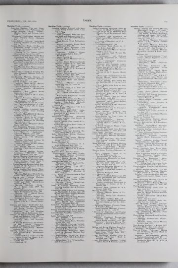 Engineering 1956 Jul-Dec: Index - Graces Guide