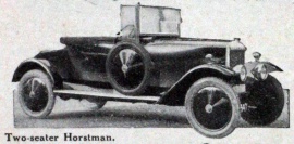 Horstman Cars - Graces Guide