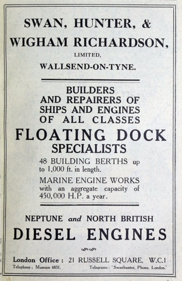 Swan, Hunter and Wigham Richardson - Graces Guide