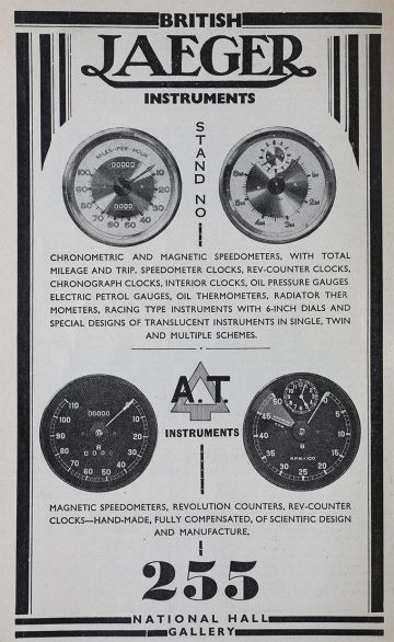 British Jaeger Instruments - Graces Guide