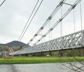 Gattonside Suspension Bridge - Graces Guide