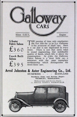 Arrol-Johnston and Aster Engineering Co - Graces Guide