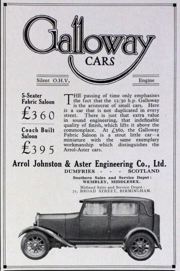 Arrol-Johnston and Aster Engineering Co - Graces Guide