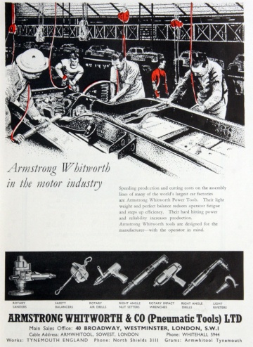 Armstrong Whitworth: Tools - Graces Guide