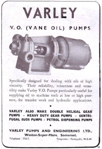 Varley Pumps and Engineering - Graces Guide