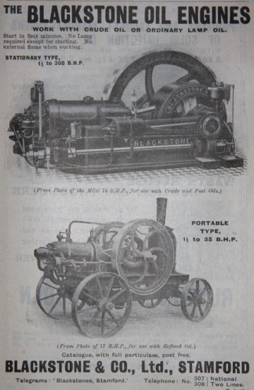 Blackstone and Co: Engines - Graces Guide