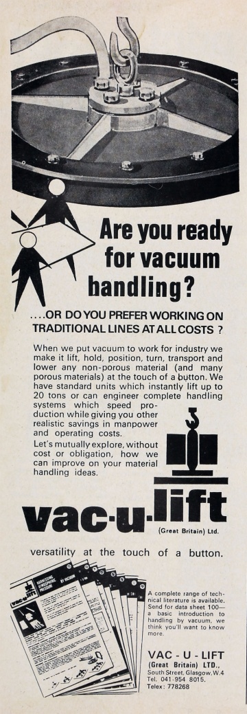 Vac-U-Lift (Great Britain) - Graces Guide