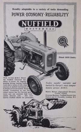 Nuffield: Tractors - Graces Guide
