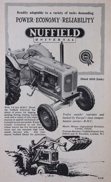 Nuffield: Tractors - Graces Guide