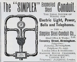 Simplex Steel Conduit Co - Graces Guide