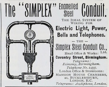 Simplex Steel Conduit Co - Graces Guide
