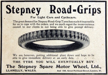 Stepney Spare Motor Wheel - Graces Guide