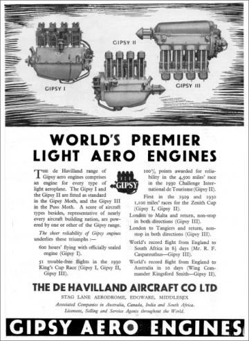 De Havilland: Gipsy Major - Graces Guide